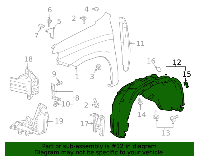 2022-2024 Chevrolet Liner 85594209 GM | GMPartsDirect.com
