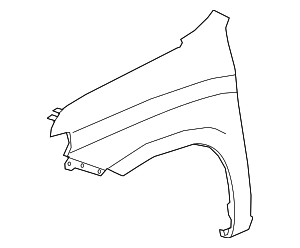 2020-2021 Chevrolet Front Passenger Side Fender 84581167 | TascaParts.com