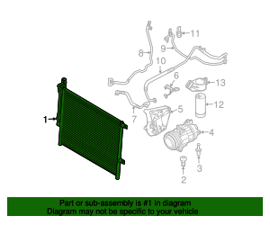 Genuine BMW 64-53-6-914-033 | Condenser | FREE Shipping on Most Orders ...