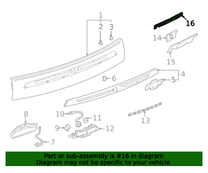 2021-2023 Chevrolet Nameplate 84267906 | GMPartsDirect.com