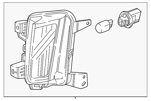 2017-2019 Cadillac XT5 Lamp 84496127 GM | GMPartsDirect.com