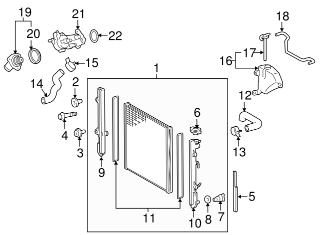 16323-0S030 - Thermostat Housing 2010-2023 Lexus GX460 | Lexus of ...