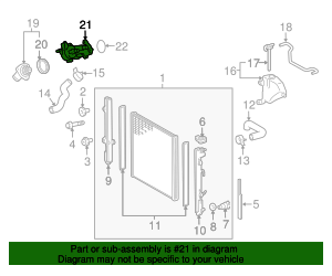 16323-0S030 - Thermostat Housing 2010-2023 Lexus GX460 | Lexus of ...