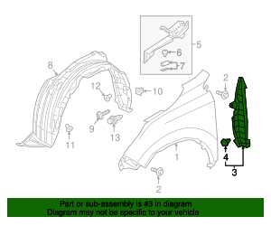 74108-TLA-A10 - Rear Seal 2017-2022 Honda CR-V | Honda Parts Online
