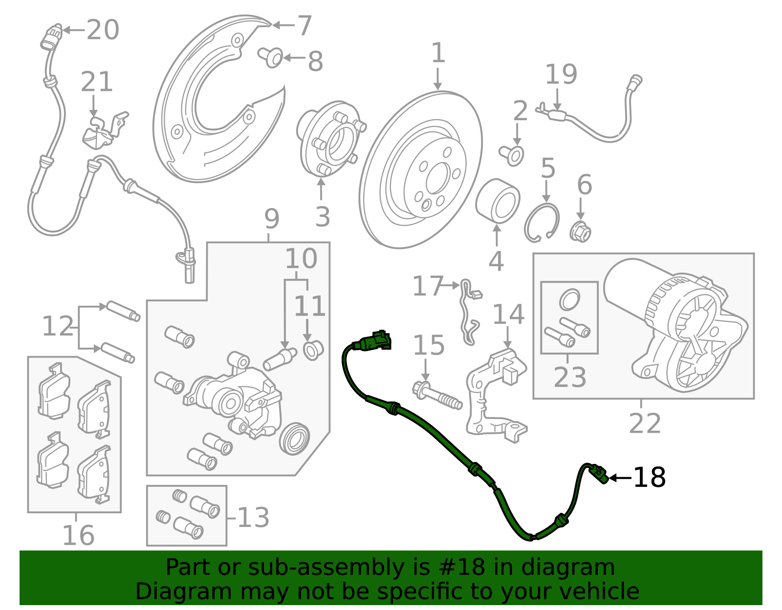 Genuine OEM Wear Indicator Part# LR092060 Fits 2018-2025 Land Rover: Up ...