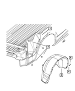 2009-2024 Mopar Splash Shield, Left 55277445AD | Mopar eStore