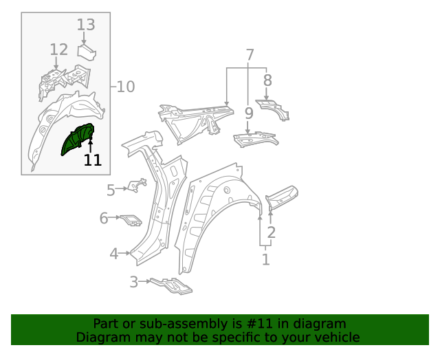 8W0-810-887-A - Mount Brace 2017-2024 Audi | AutoNationParts.com