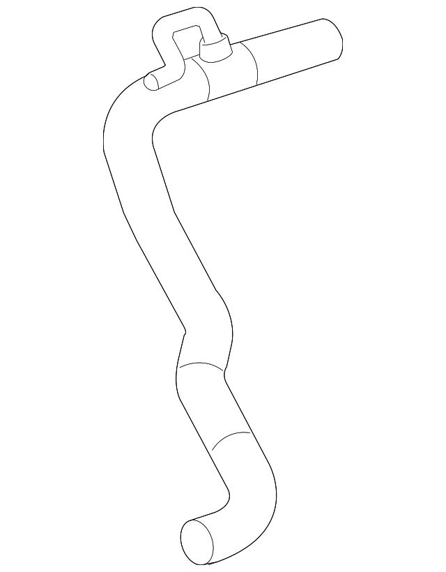 2006-2012 Toyota RAV4 Upper Hose 16571-0P170 | Toyota Parts Center