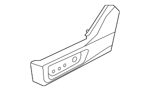 2021-2024 Nissan Rogue Outer Finish Panel 87380-6RE1A | Boro Nissan Parts