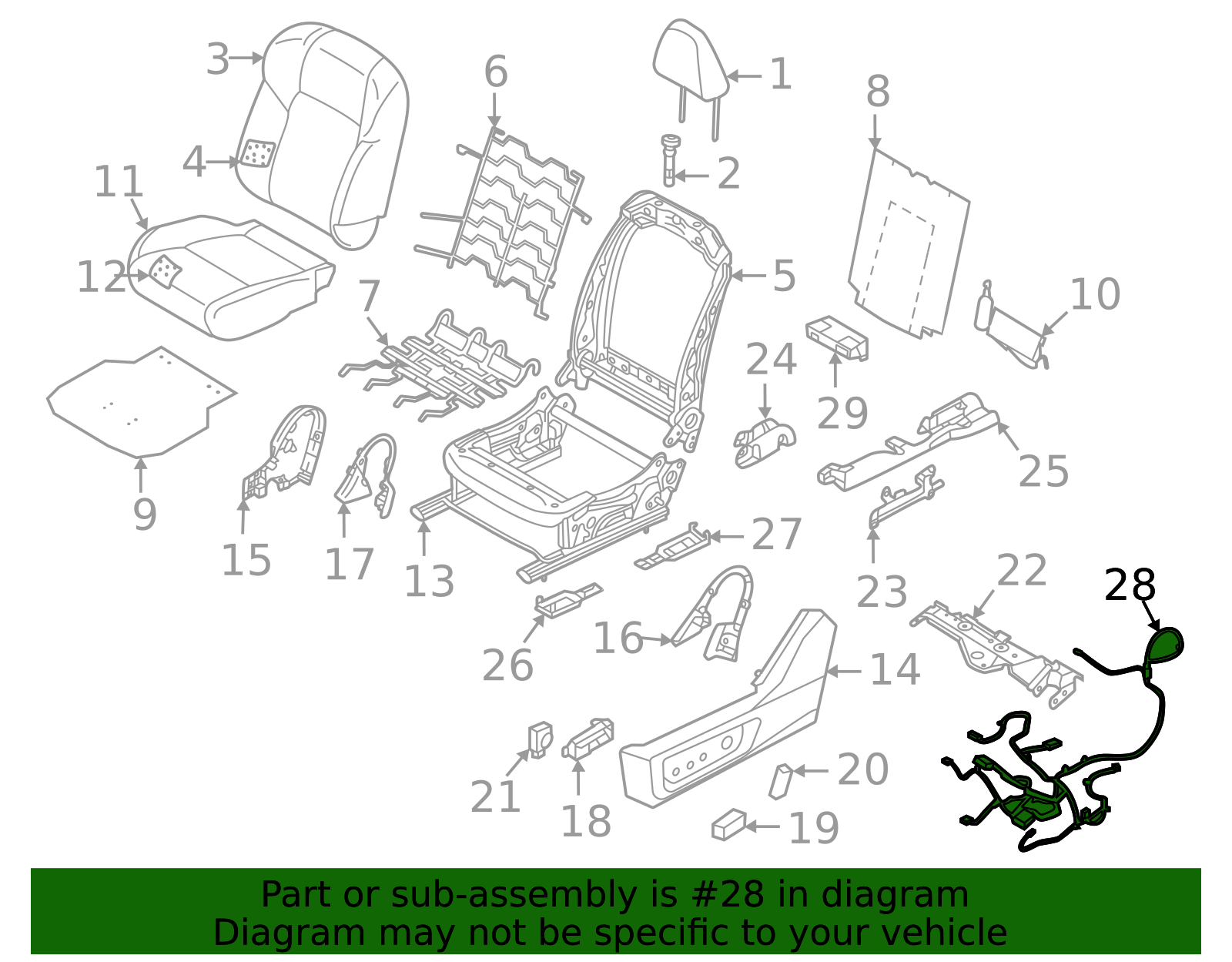 2021-2023 Nissan Rogue | Harness | 87069-6RE1A | Tom Wood Nissan Parts