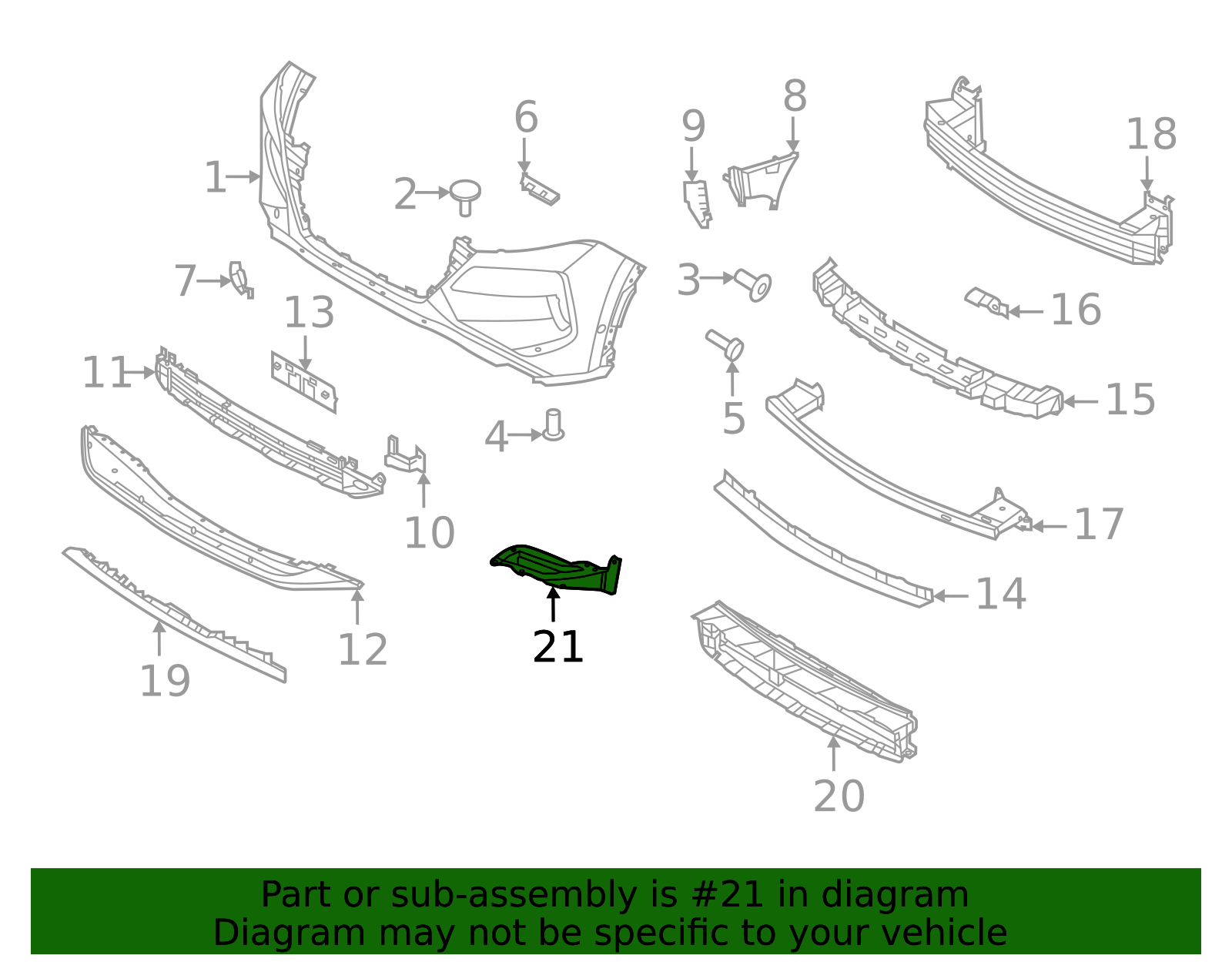 63844-6RR0A - Spoiler 2021-2024 Nissan Rogue | Nissan Parts ...
