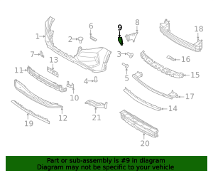 62257-6RR0A - Outer Finish 2021-2023 Nissan Rogue | Nissan Parts ...