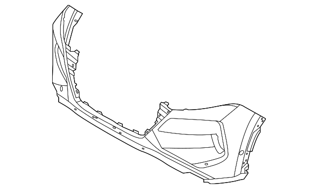 62022-6RR0H - Bumper Cover - 2021-2023 Nissan Rogue | Nissan OEM Parts ...