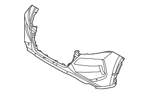 2021-2023 Nissan Rogue Bumper Cover 62022-6RR0H | QuirkParts