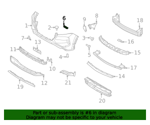 2021-2024 Nissan Rogue Side Bracket 62223-6RR0B | Nissan Parts Store