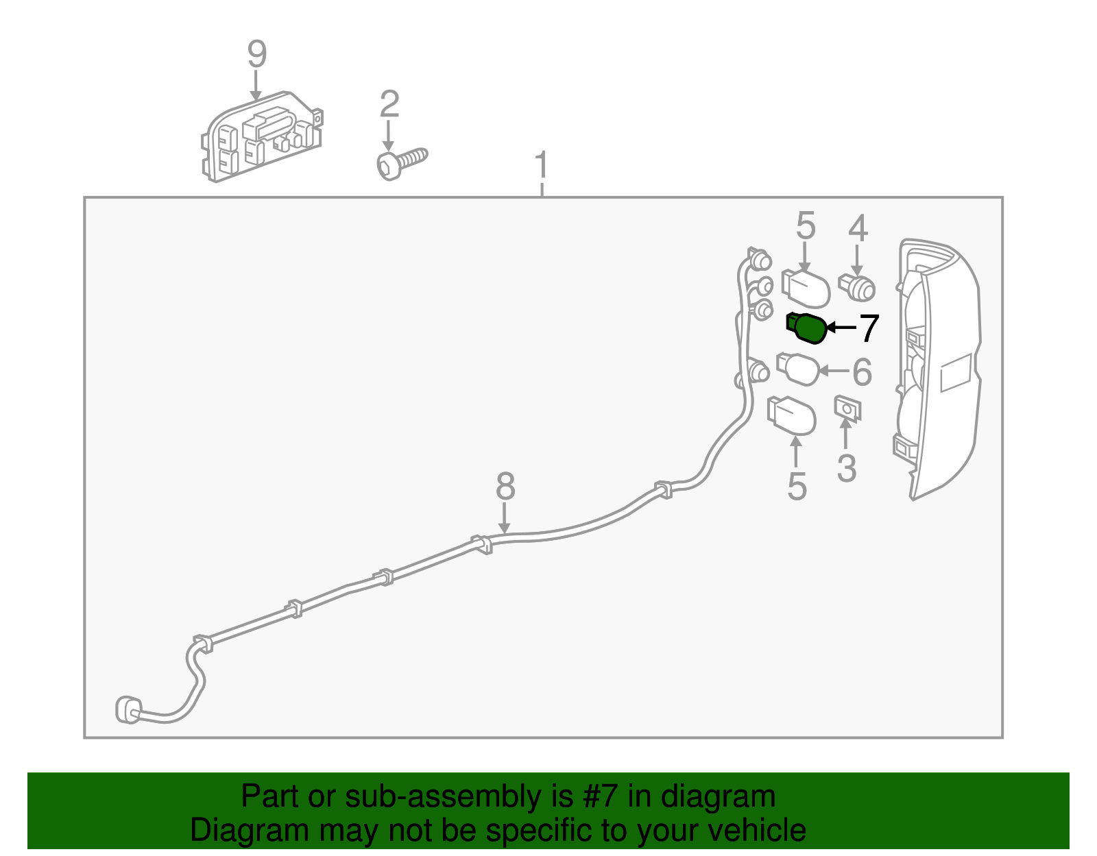 2011-2025 GM (Replaces 13503401) Multi-Purpose Light Bulb (THIS IS A ...