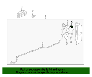 2014-2024 GM Tail Lamp Retainer 22876572 GM | GMPartsDirect.com