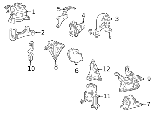 2020-2024 Toyota Rear Mount 12371-F0190 | Toyota San Diego Parts