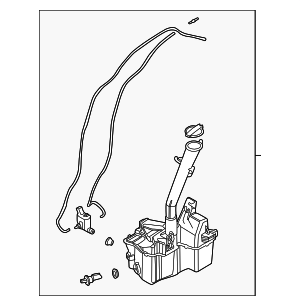 2022-2024 Hyundai Tucson Washer Reservoir 98610-CW100 | OEM Parts Online