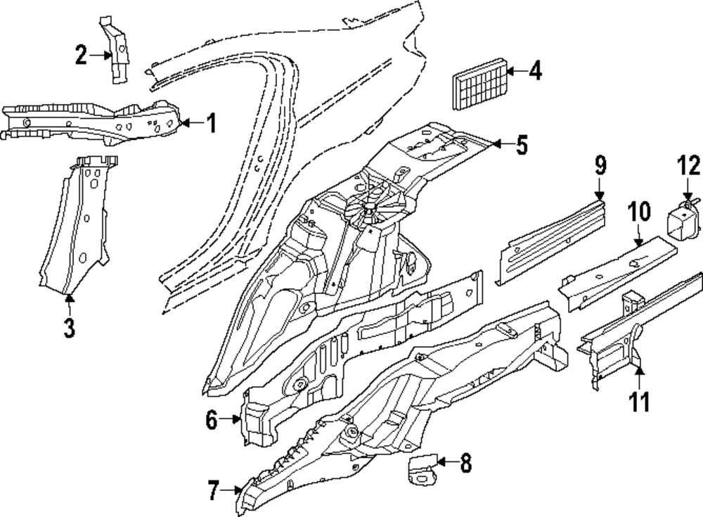 Genuine BMW 41-11-8-844-254 | Lower Cross-Member | FREE Shipping on ...