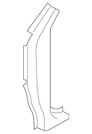 2008-2015 Nissan Hinge Pillar Reinforced - Passenger Side (RH) 76270 ...