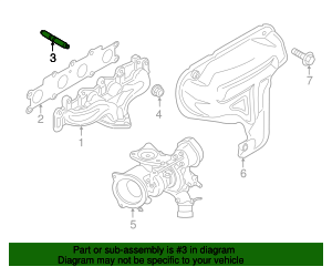 2013-2021 Ford Exhaust Manifold Stud -W715309-S300 | TascaParts.com