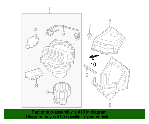 07149191219 - 2009-2022 BMW Low Note Horn Rivet (07-14-9-191-219) | BMW ...