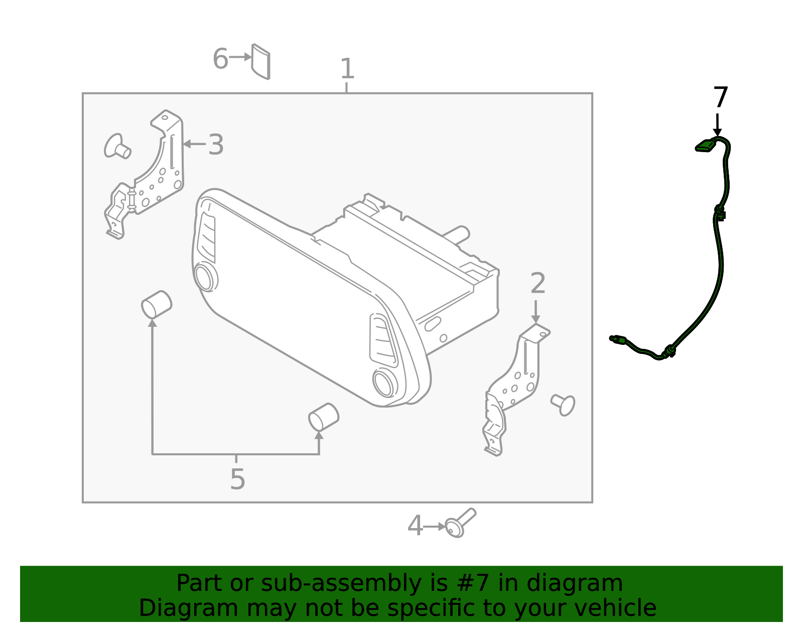 96595-S1000 - High-Quality Cable for 2019-2020 Hyundai Santa Fe ...