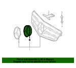 207-888-02-60 - Emblem Support 2008-2023 Mercedes-Benz | Mercedes-Benz ...