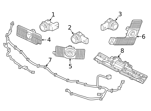 Bumper & Components - Rear for 2020 Volvo XC90 | Volvo Parts Counter