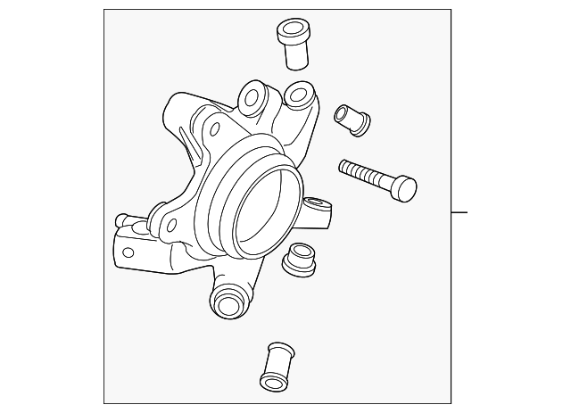 2004-2008 Mazda RX-8 Knuckle Assembly F151-26-12XA | RealMazdaParts.com