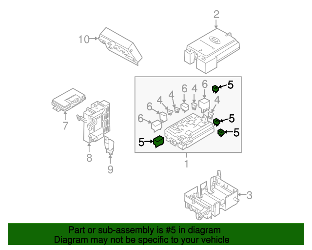 18980-04824 - Circuit Breaker 2002-2010 Kia | Kia.Parts Store