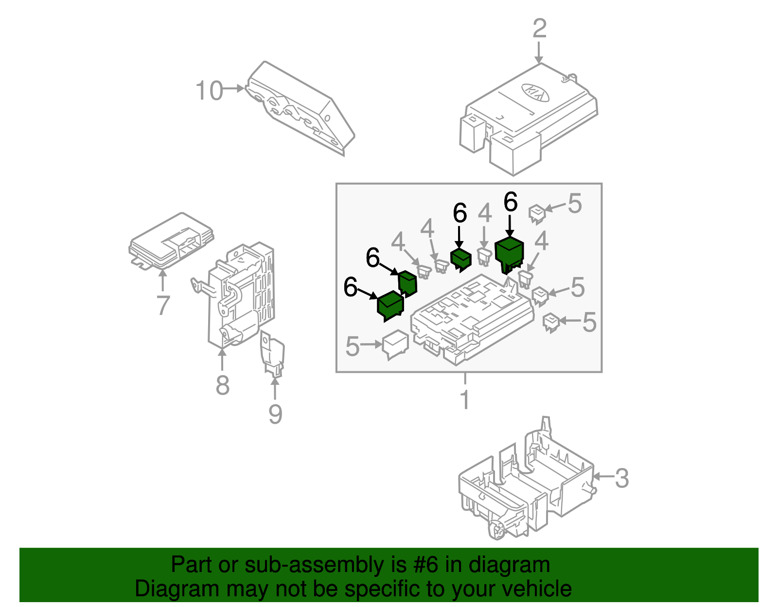 1998-2010 Kia Relay 0K2A1-67740 | Retail Performance Auto Parts