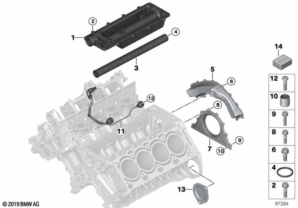 2000-2010 BMW Gasket Set Engine Block Asbesto Free 11117551866 | Retail ...