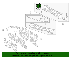 2010-2021 Lexus GX460 Cowl Side Panel 55705-60020 | OEM Parts Online