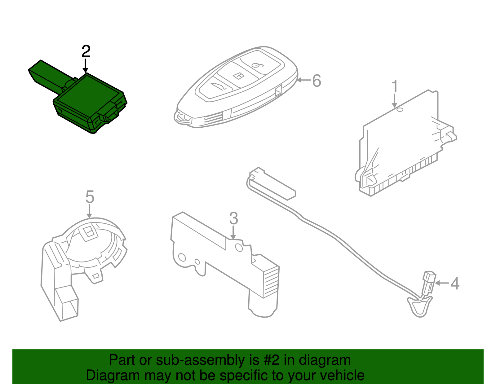 2012-2019 Ford Keyless Entry Receiver 6G9Z-15K602-F | Miracle Ford Parts