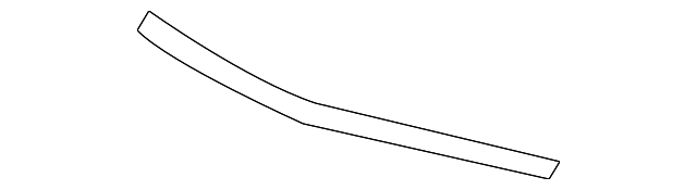 2009-2015 Cadillac CTS Hood Front Molding 20897985 GM | GMPartsDirect.com