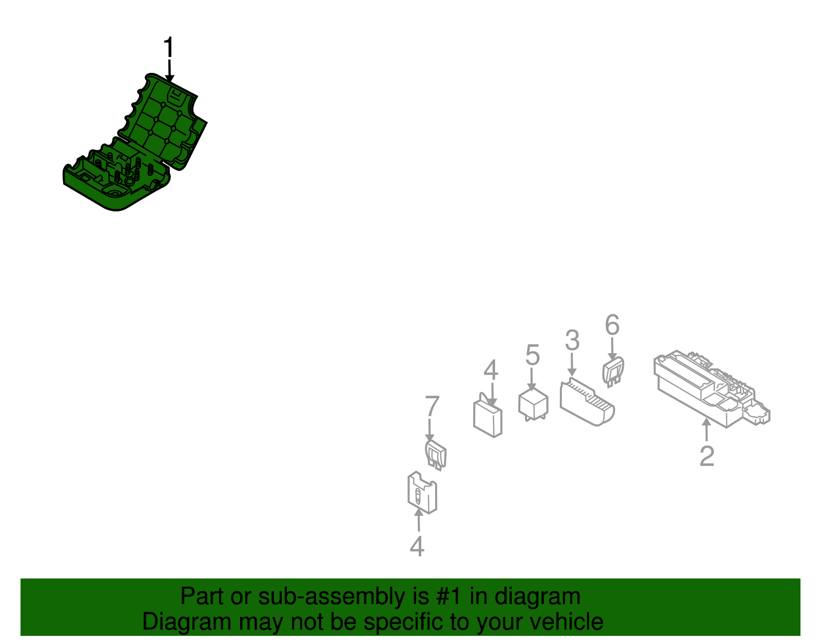 2009-2012 Audi Junction Block 8K0-937-517-A | OEM Parts Online