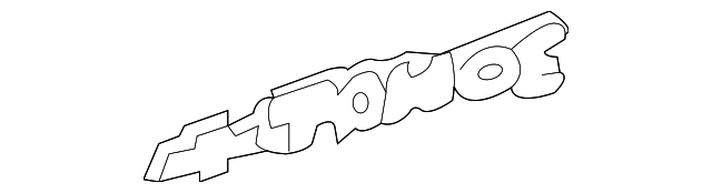 2000-2006 GM Tahoe Name Plate with Bowtie Logo 15126054 | TascaParts.com