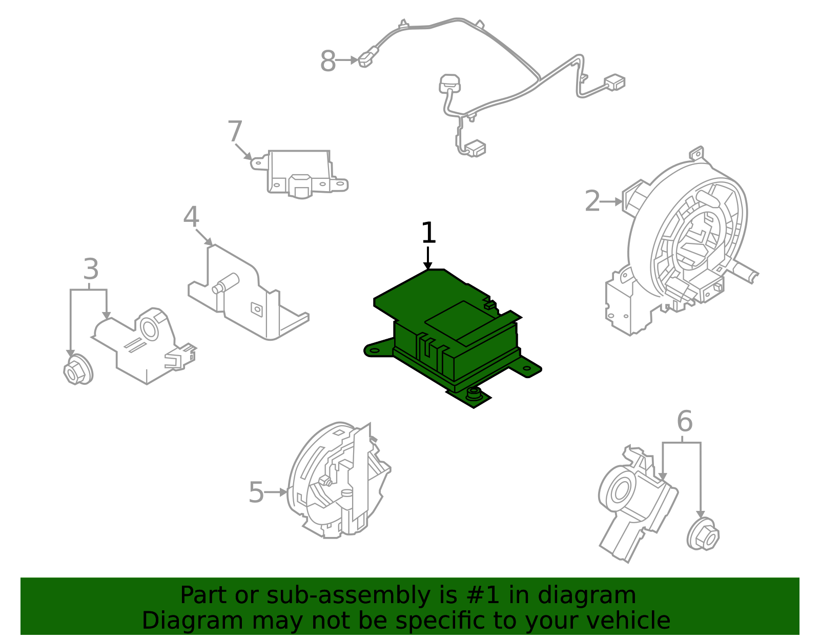 2024 Nissan Rogue Diag Unit W/Sens K8820-4MT0D | Nissan Parts ...