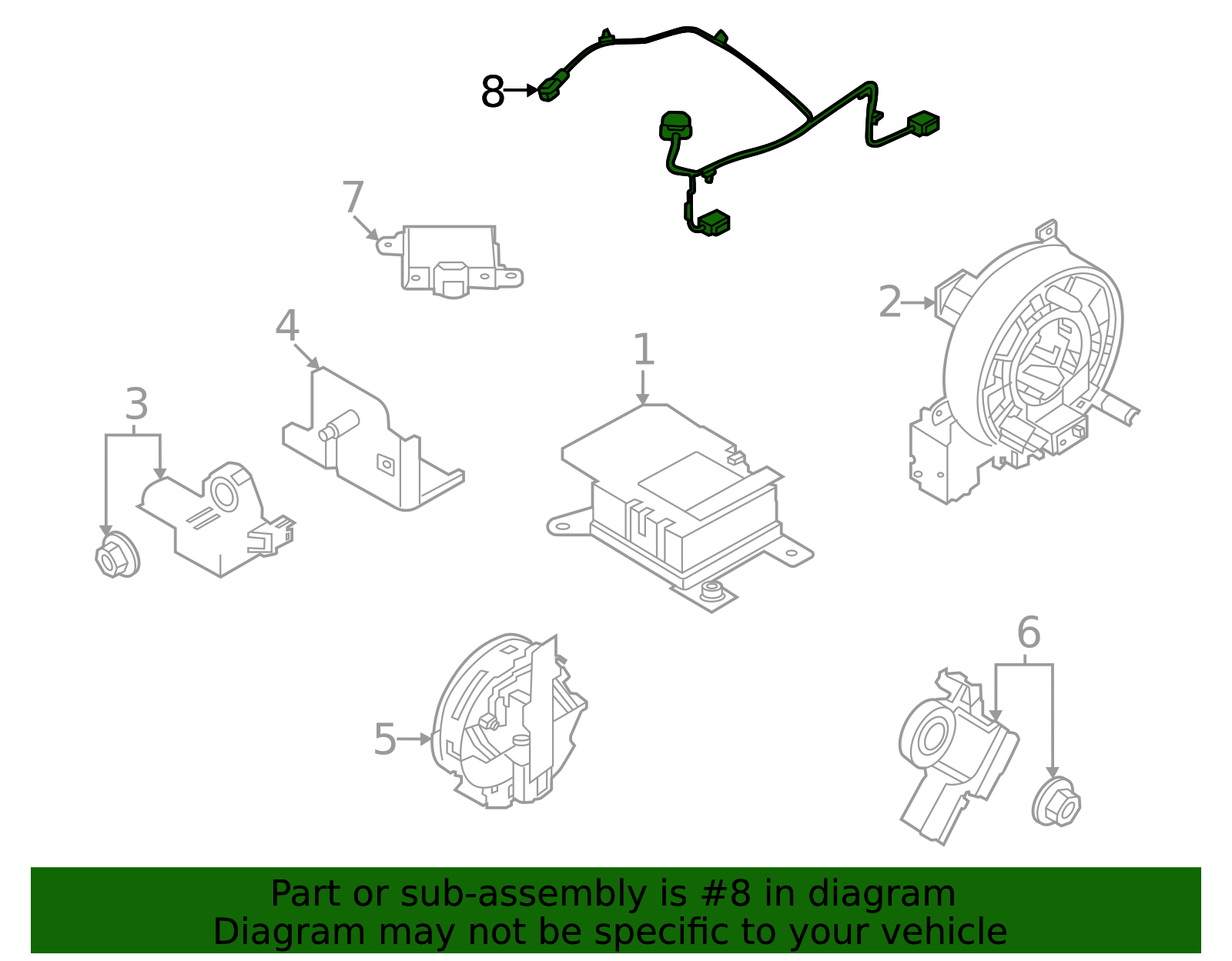 98854-6RR0A - 2021-2025 Nissan Rogue - Harness | Anicra Nissan Parts