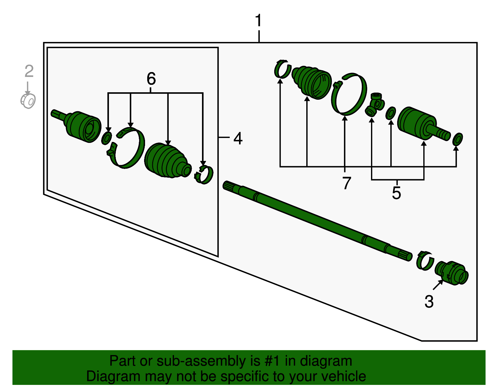 2006-2011 Honda Civic Axle Assembly 44306-SNE-A01 | Retail Performance ...