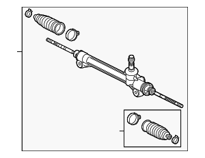 45510-0E010 - Steering Gear - 2010-2015 Lexus | MyLexusParts
