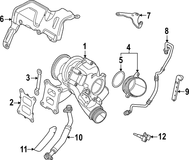 2022-2024 Volkswagen Oil Return Line 06Q-145-735-D | OEM Parts Online