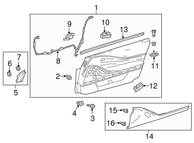 2022 Lexus Interior Door Pull Handle 74630-11020-A1 | AutoNationParts.com
