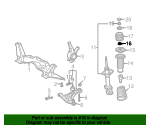 2007-2018 Toyota Suspension Strut Bearing (Left, Right) 48619-0D011 ...