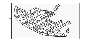 29110f2100 - 2017-2020 Hyundai Elantra Lower Shield 2.0L Engines ...
