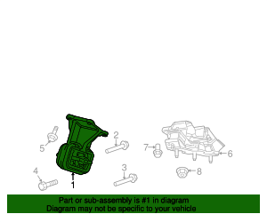 2007-2013 Mopar Front Mount - Driver's Side (LH) 52121815AC ...