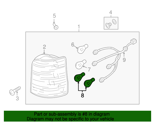 18644-27088L - Bulb 2001-2017 Kia | Kia.Parts Store