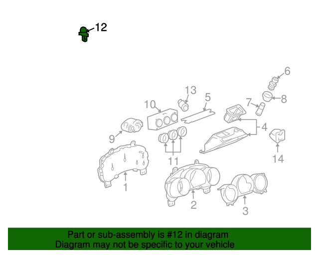 Sensor,Hdlp Auto Cont Amb Lgt - GM (22724772) | GM Parts Center